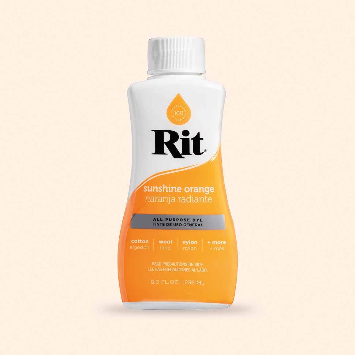 Rit Sunshine Orange | All-Purpose Liquid Dye | Fabric Dye | Rit Dye ...